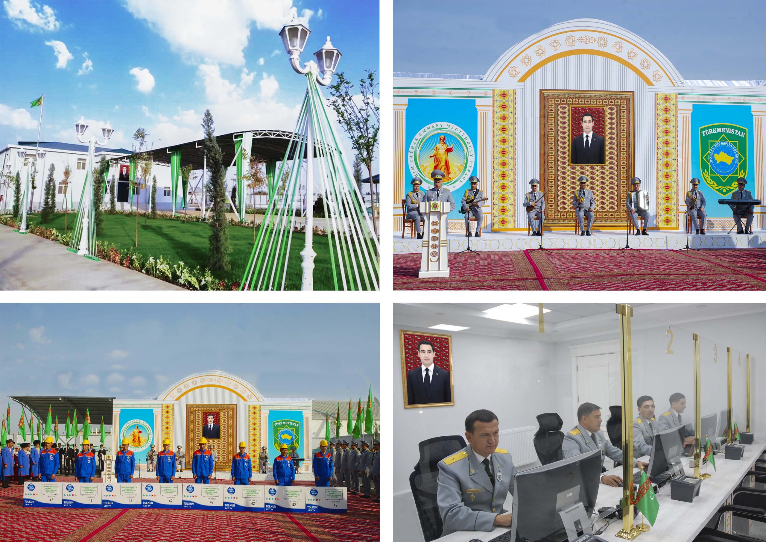 Opening ceremony of new administrative building of the Sarakhs district ...